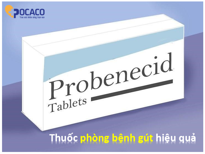 Thông tin về Thuốc phòng bệnh gút Probenecid